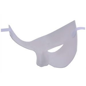 Accessories | Phantom Of The Opera Half Man Face White Mask Nwt | Poshmark